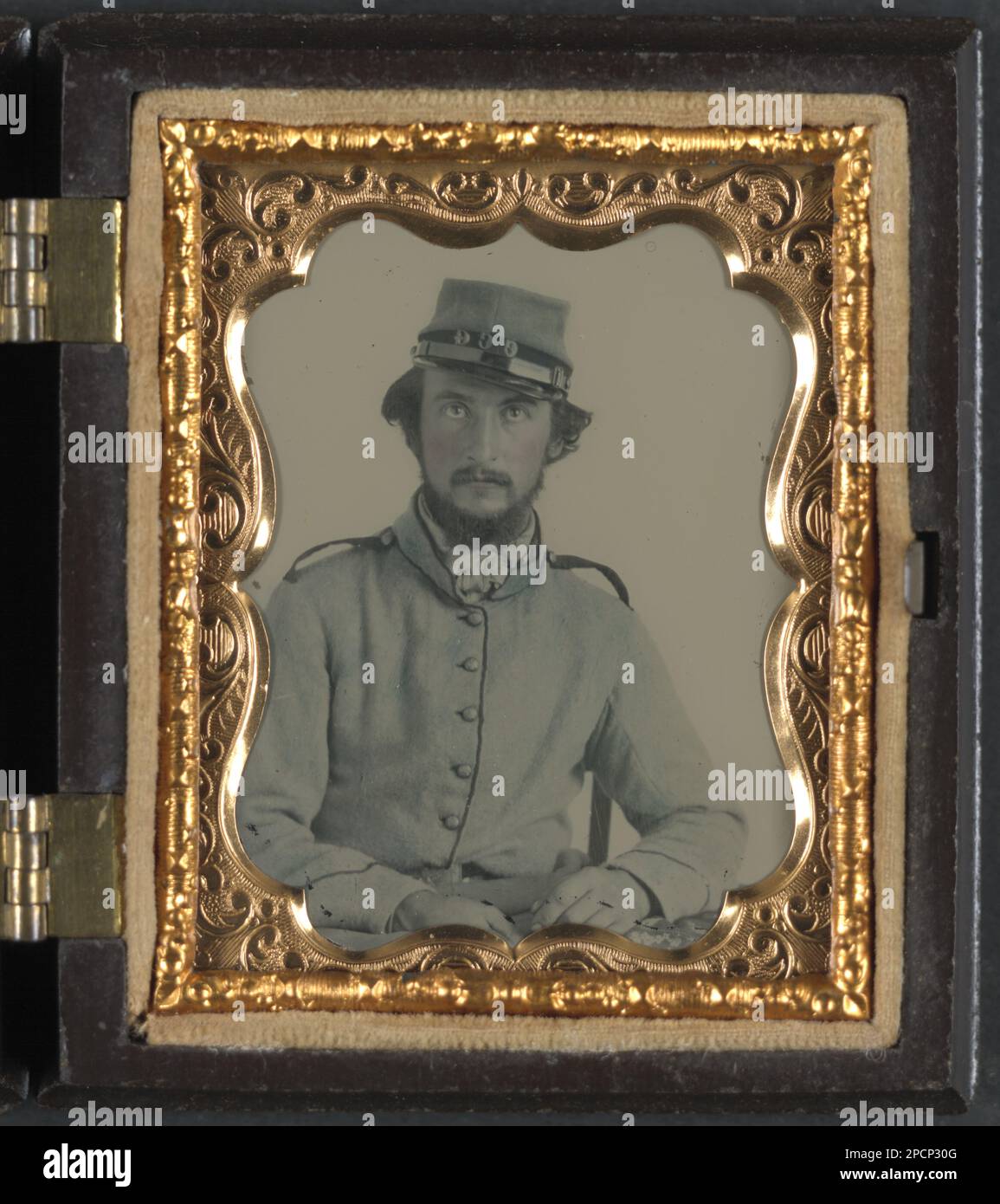 Unidentified soldier in Confederate uniform and Crescent City Guards of ...