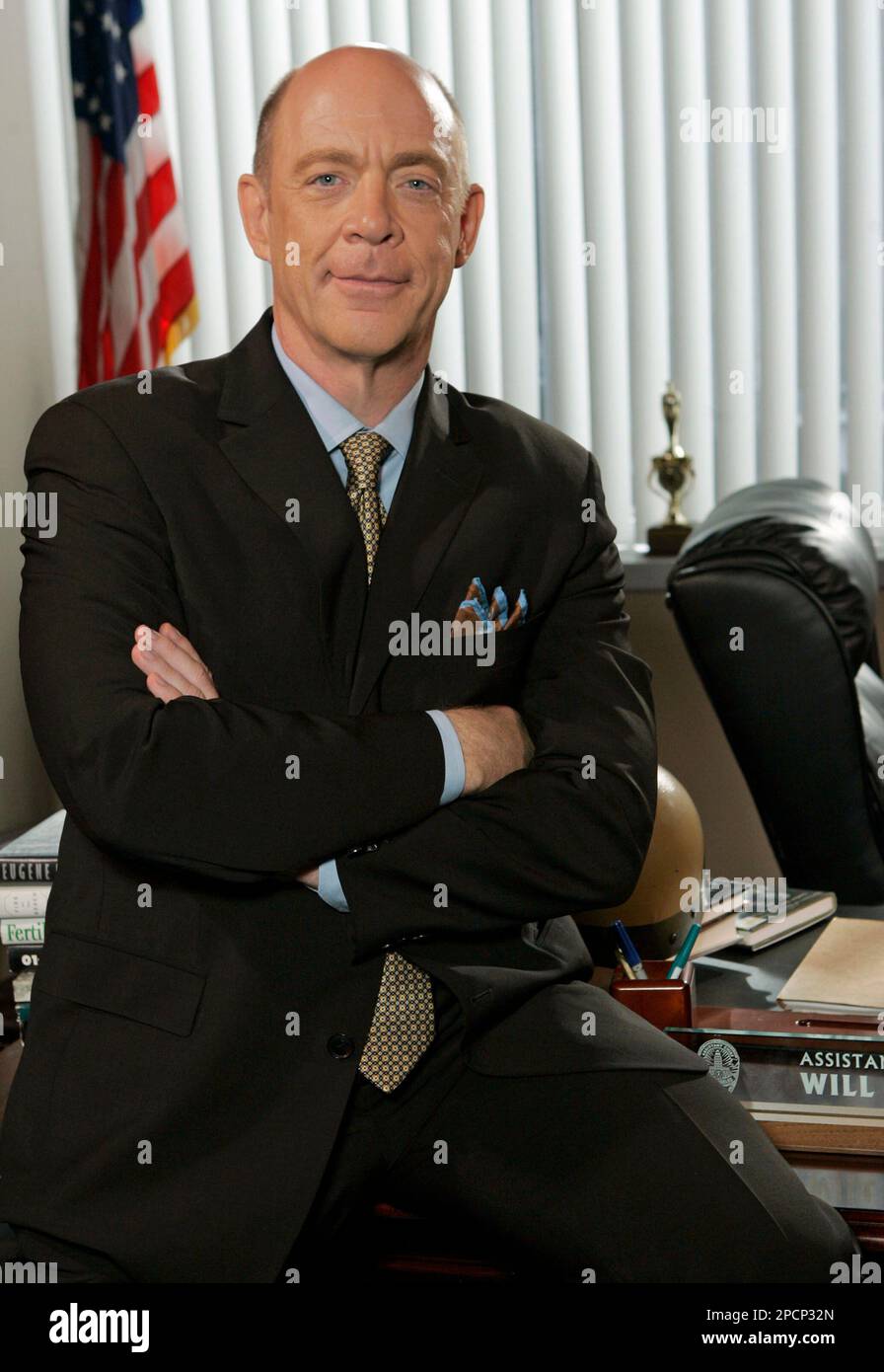 Actor J. K. Simmons poses on the set of TNT's hit police series,"The ...