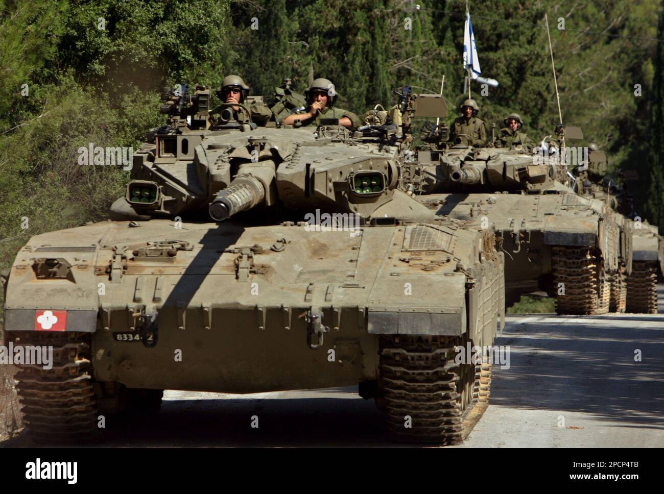 Israeli tanks advance into southern Lebanon, in northern Israel, Friday ...