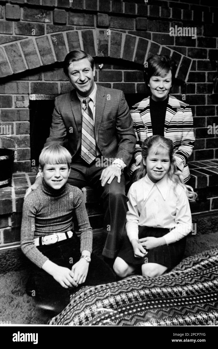A family campaign photo of Jerry Litton, top left, his wife, Sharon ...