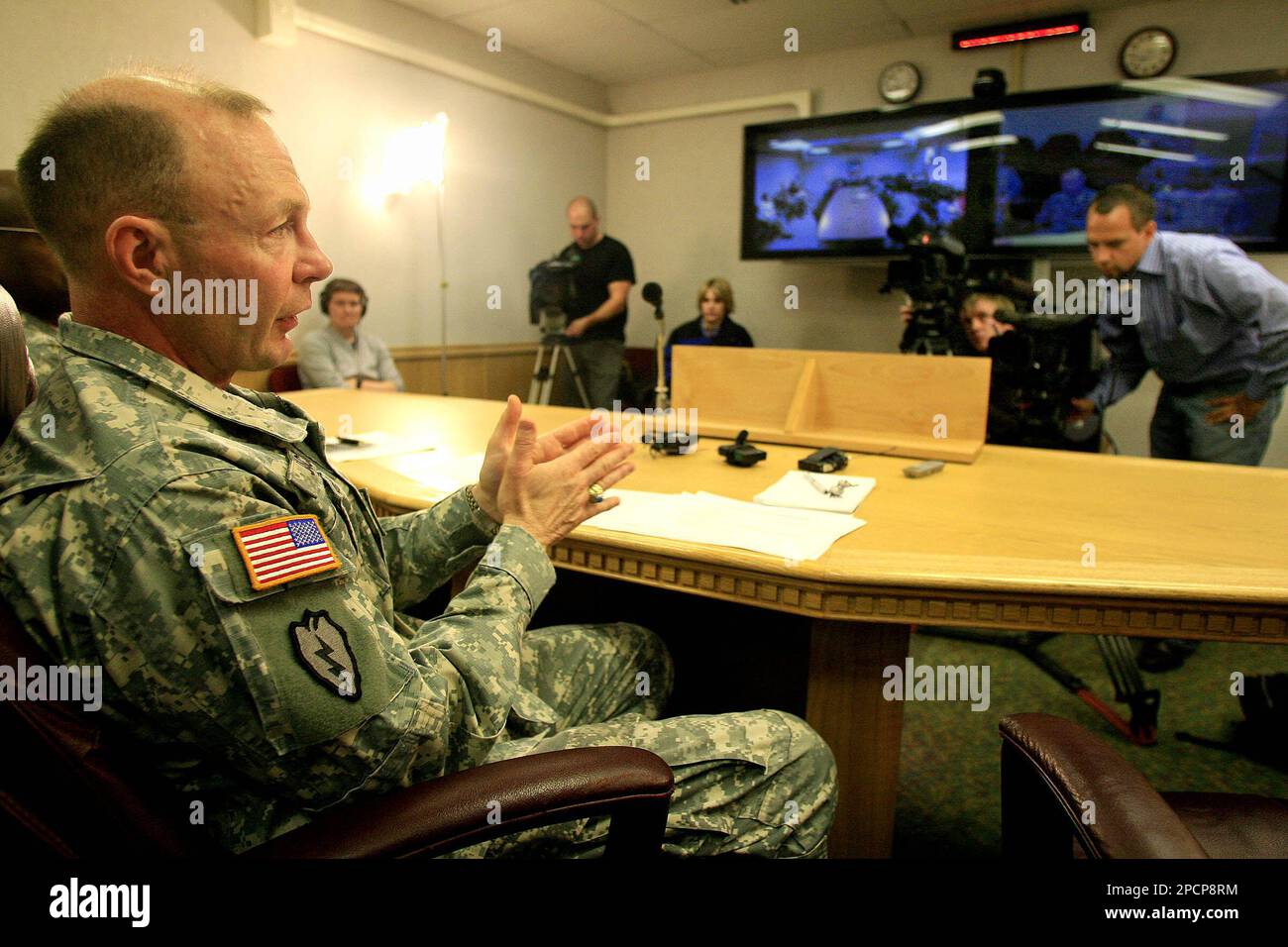 Major Gen. Charles Jacoby, commander of the U.S. Army Alaska talks at ...
