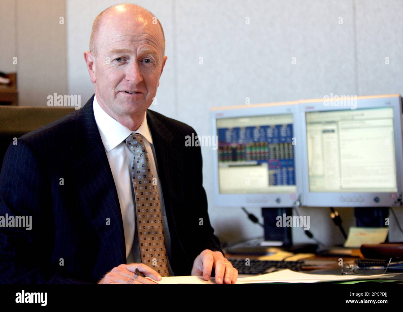 Deputy Governor of the Reserve Bank of Australia Mr Glenn Stevens after ...