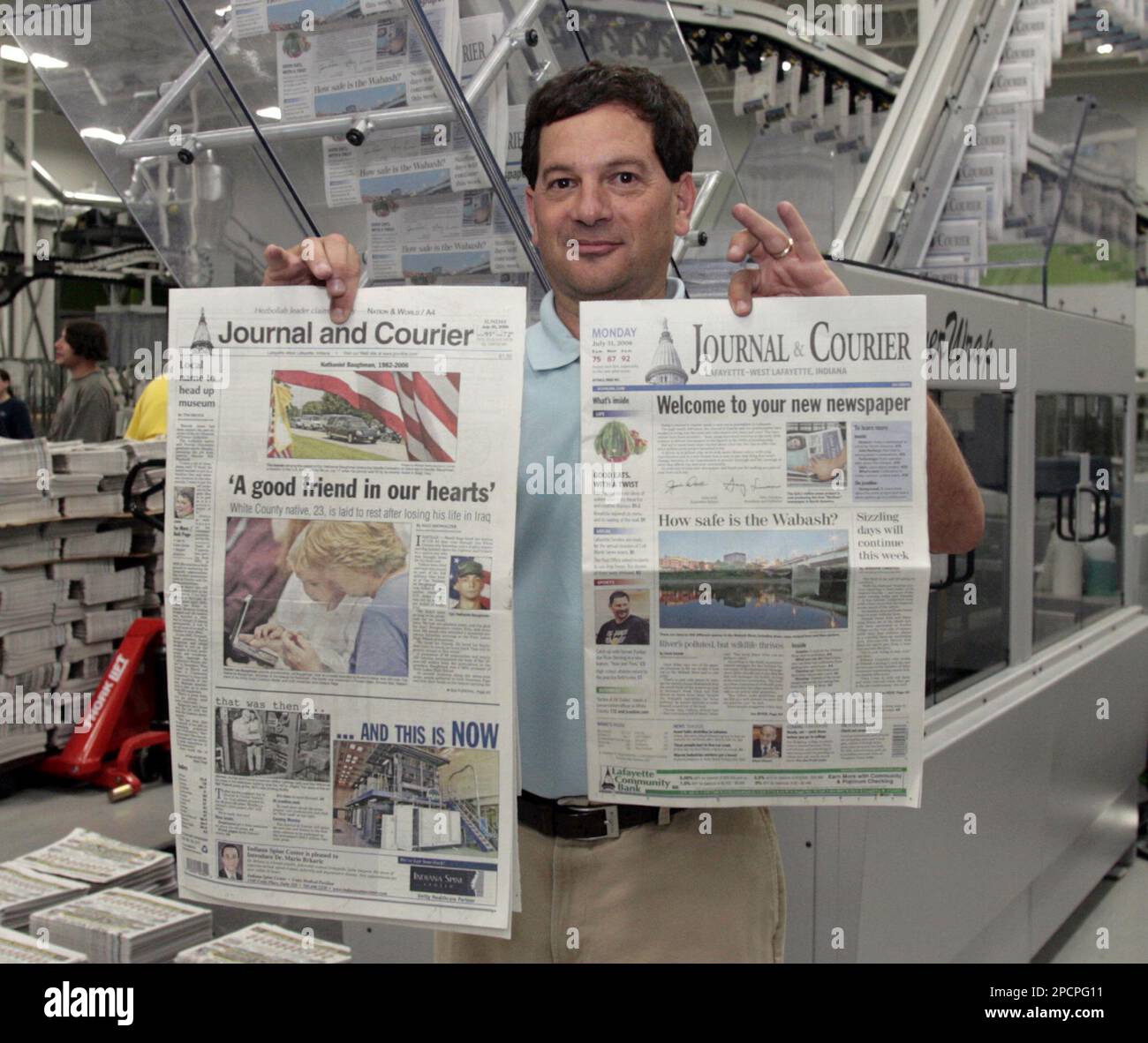 Lafayette Journal Courier President Gary Suisman Compares The New Lafayette Journal Courier President Gary Suisman Compares The New