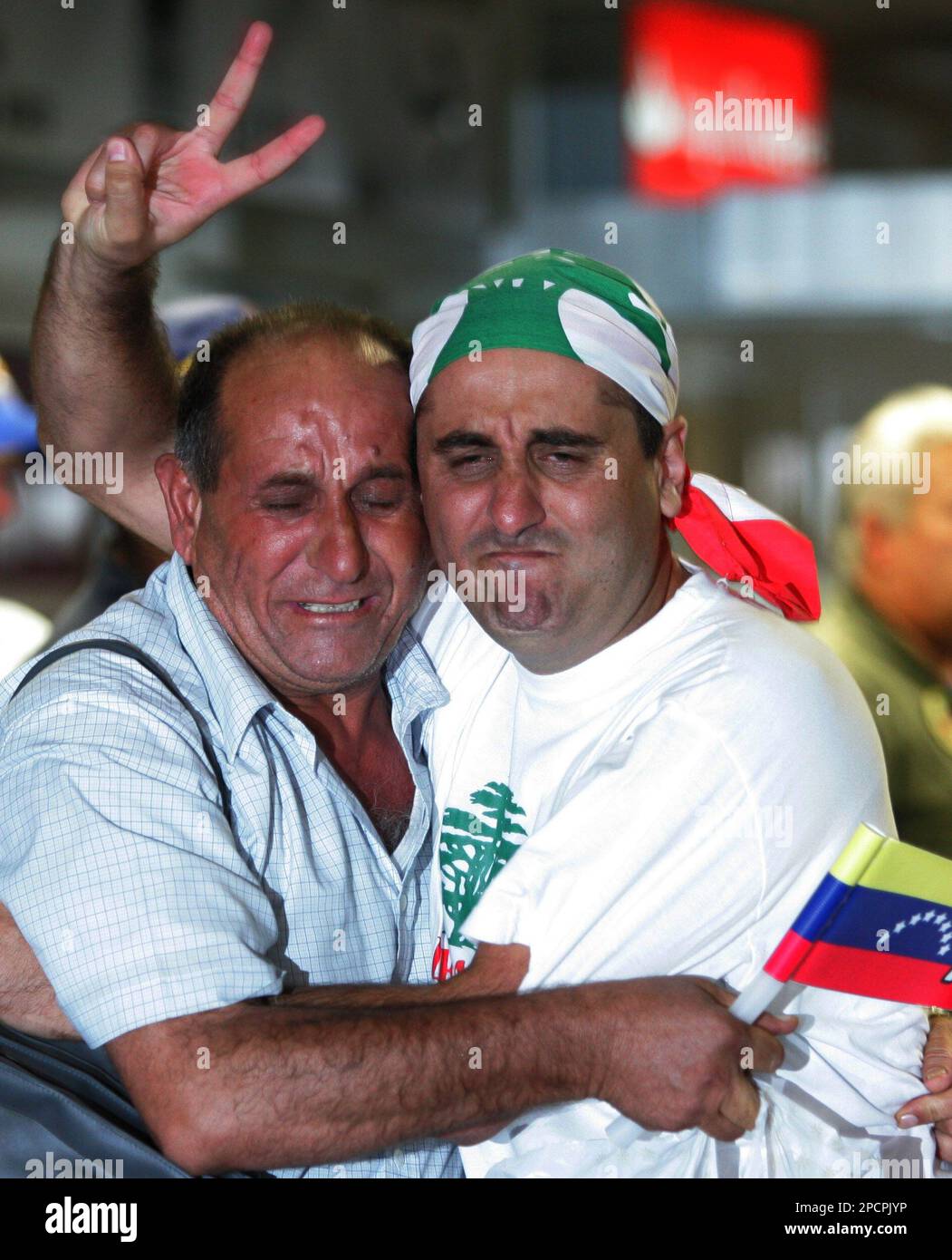 Ali Mourad, 58, left, a Venezuelan citizen of Lebanese descent who was ...