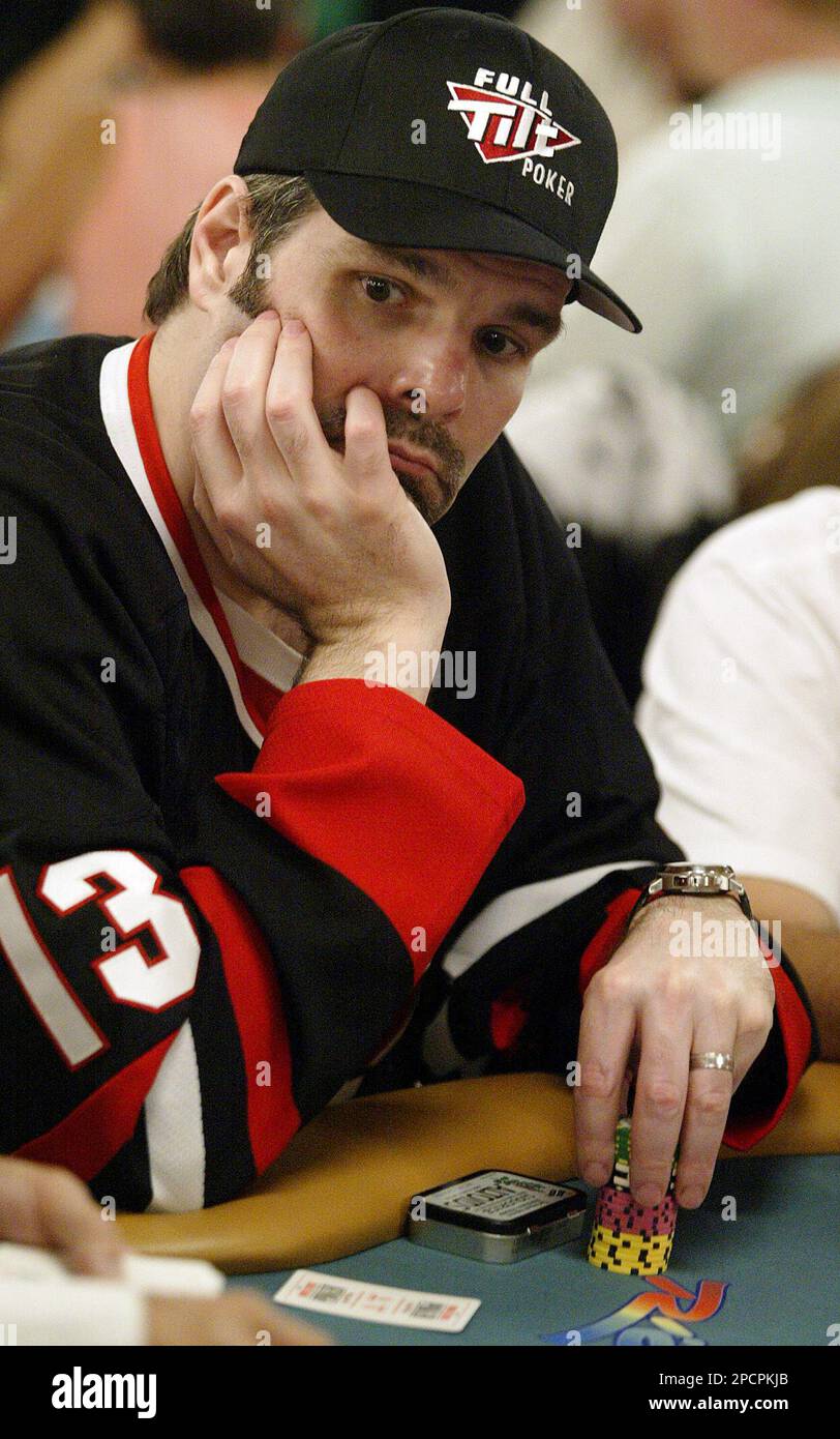 Professional poker player Howard Lederer plays during the World Series ...