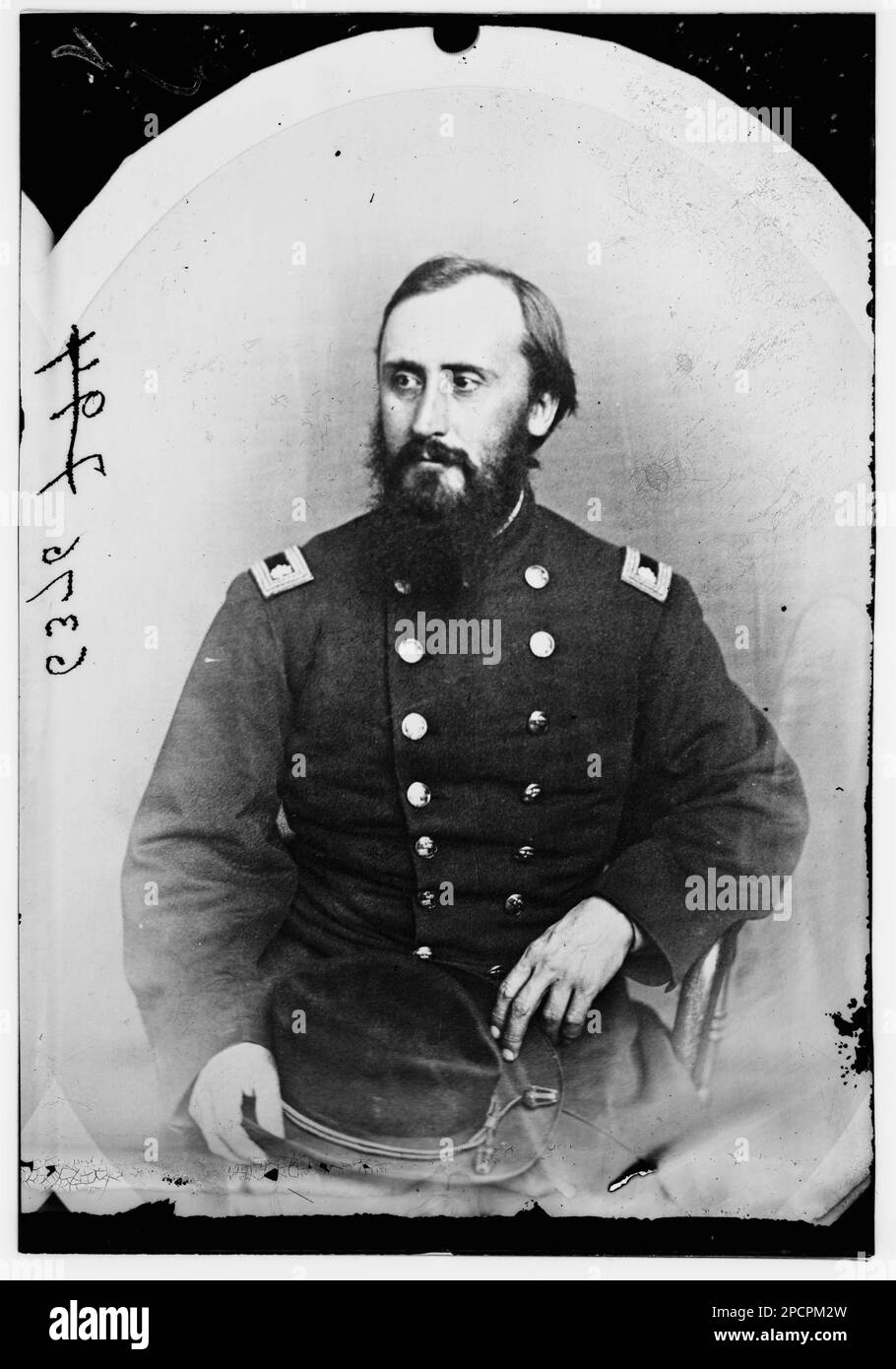 General J.F. Hall, Colonel 1st New York Engineers. Civil war ...