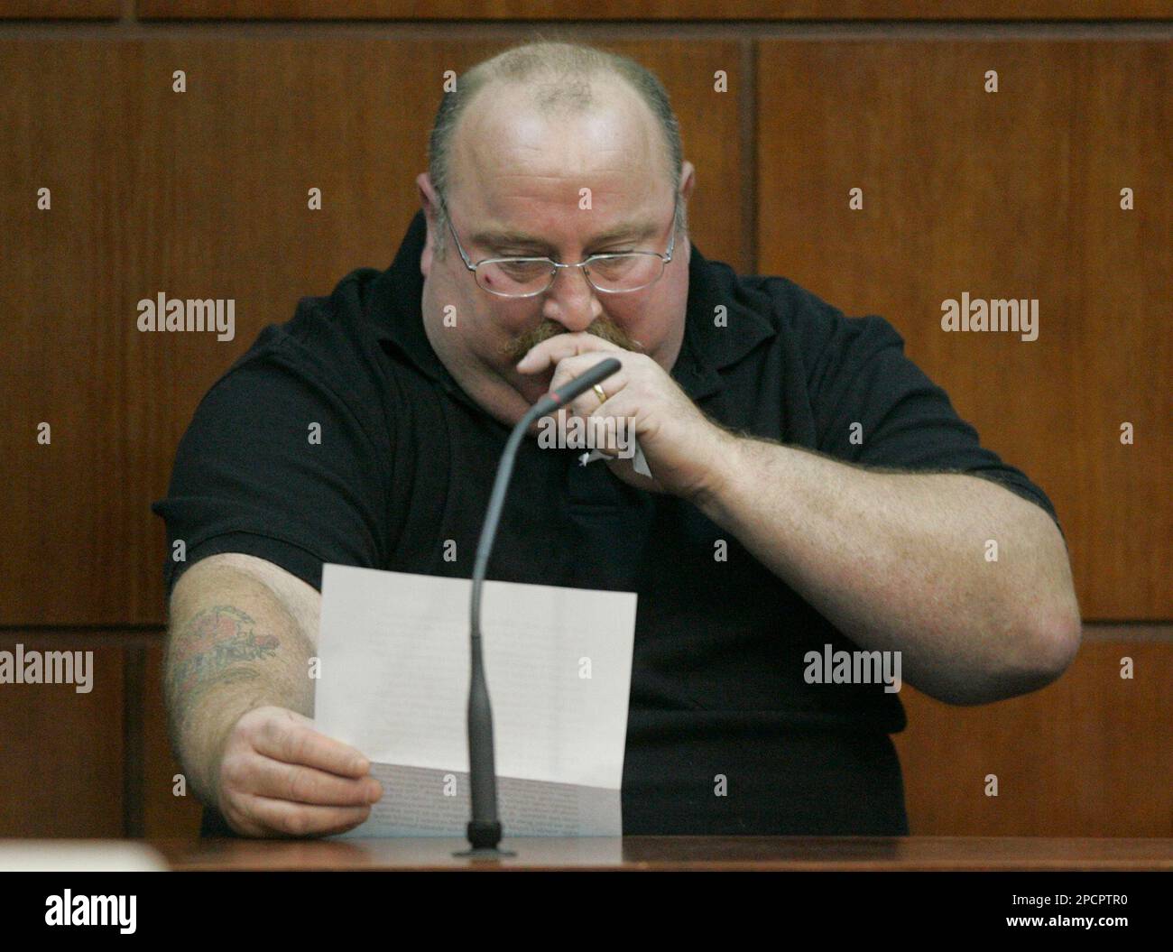 Bill Belanger, father of murder victim Erin Belanger stops to collect ...