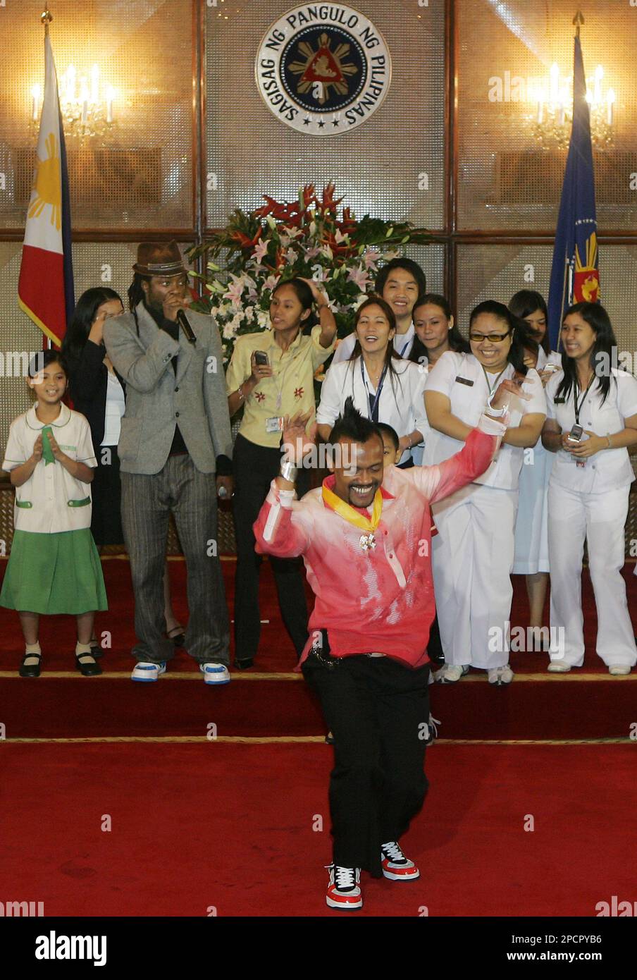 Black Eyed Peas rapper Allen Pineda popularly known as Apl.de.ap ...