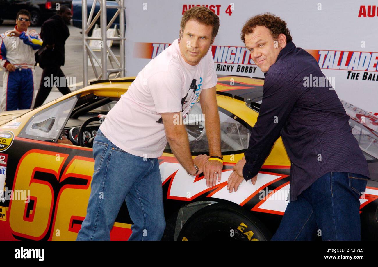 Will Ferrell, left, and John C. Reilly, cast members in the film ...