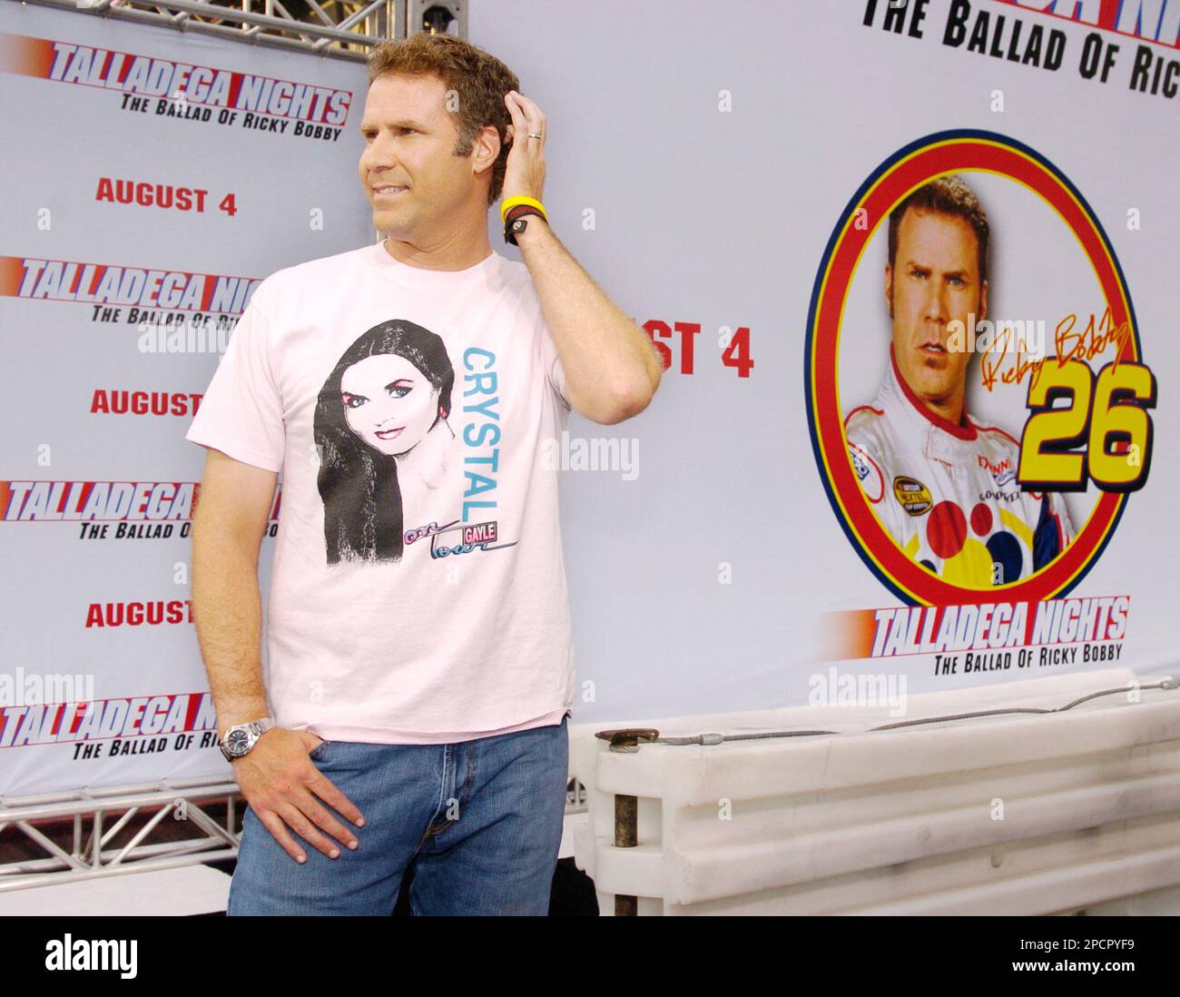 Will Ferrell, star of the film "Talladega Nights: The Ballad of Ricky ...
