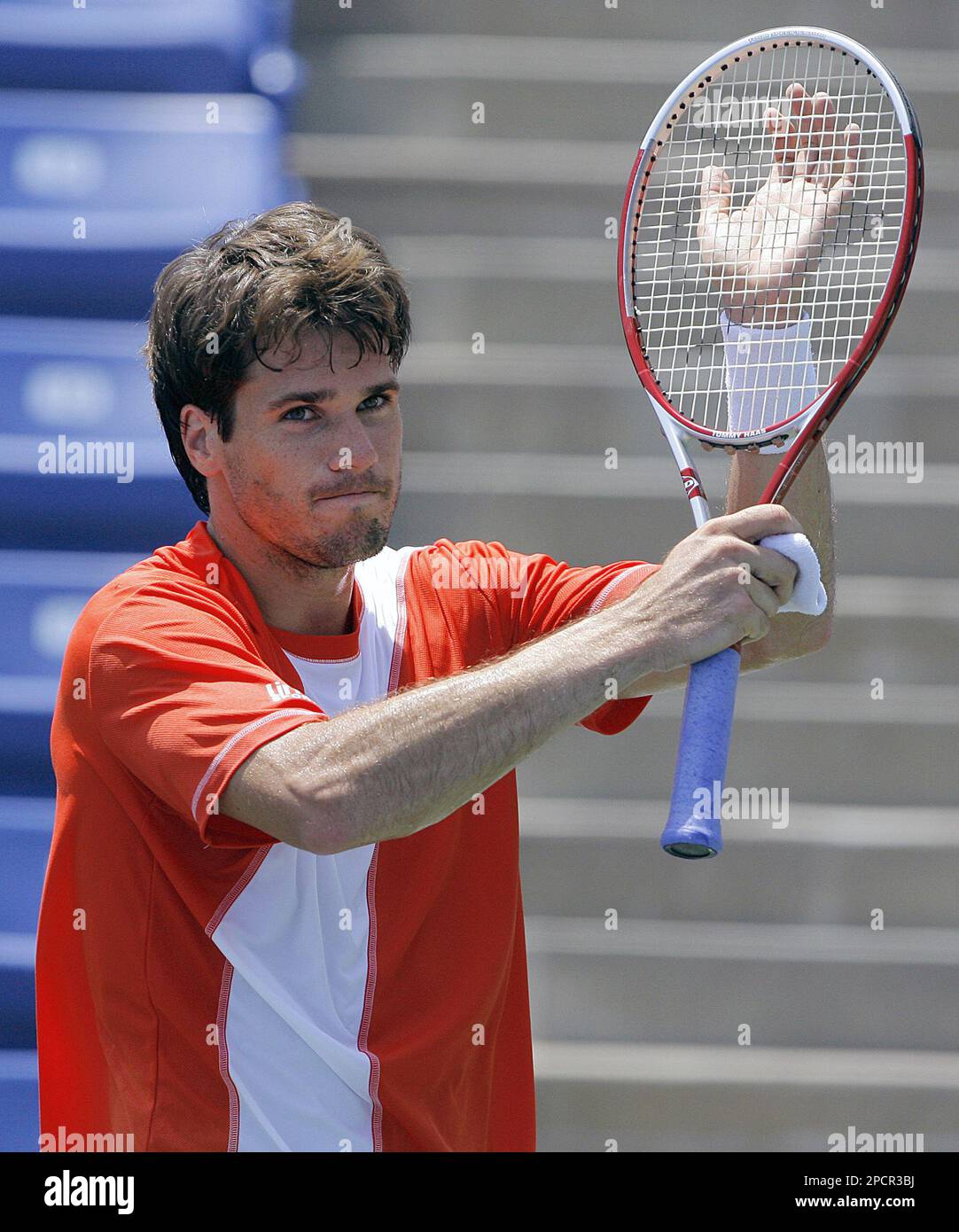 Tommy Haas of Germany acknowledges the fans after defeating Wayne ...