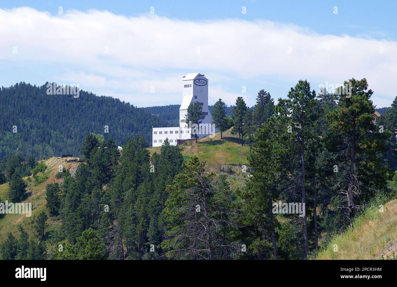 The Ross Shaft building of the old Homestake Mine is shown Wednesday ...