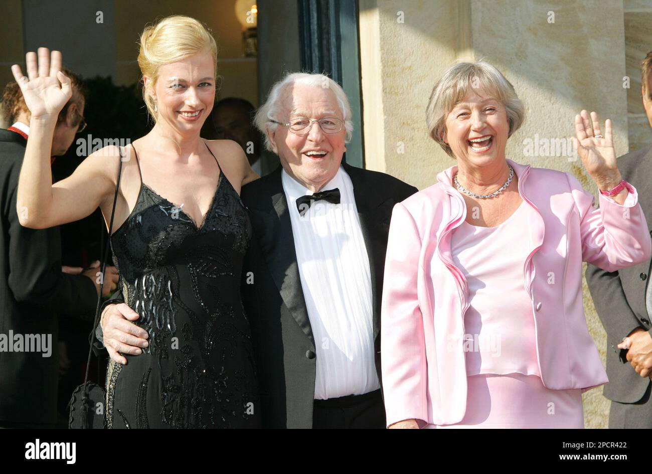 Die Wagnerfamilie mit Tochter Katharina, Walter und Gudrun Wagner, von ...