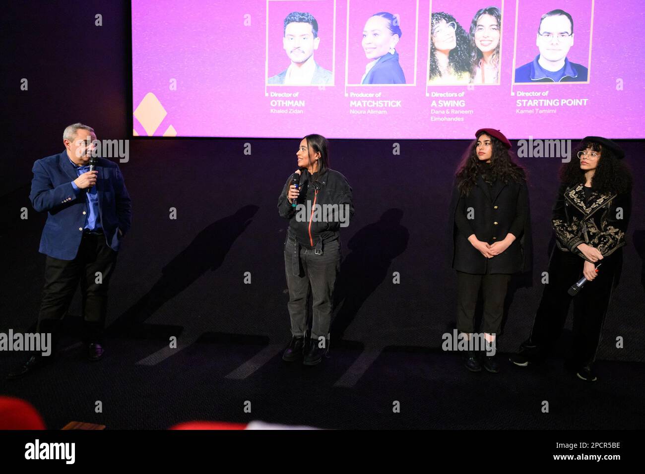 Noura Alimam, Raneem and Dana Elmorendes attending the Saudi Film ...