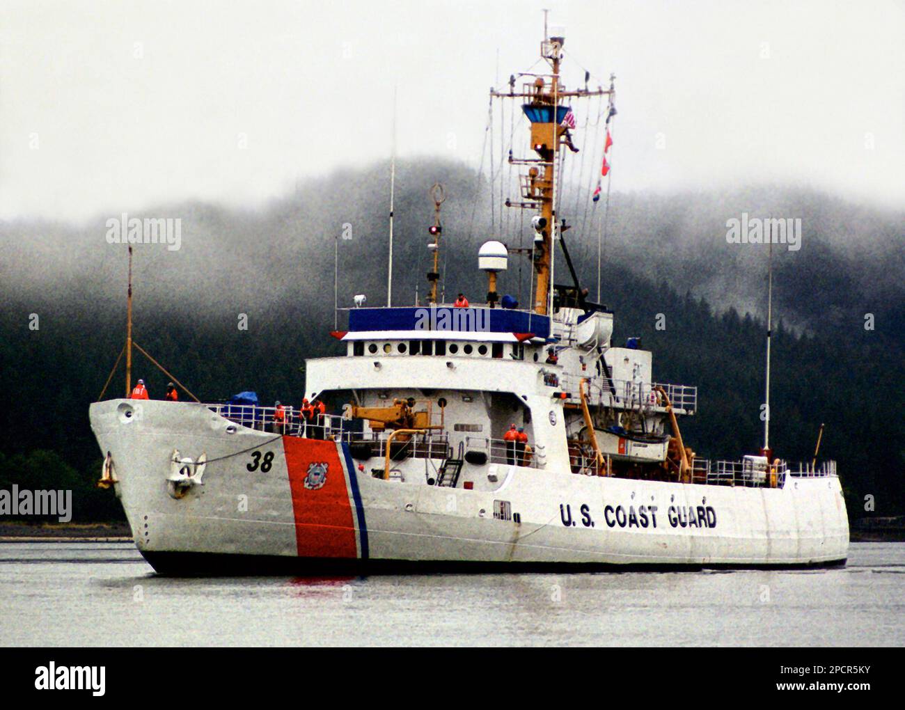 This photo taken in 2000 shows the U.S. Coast Guard Cutter Storis ...