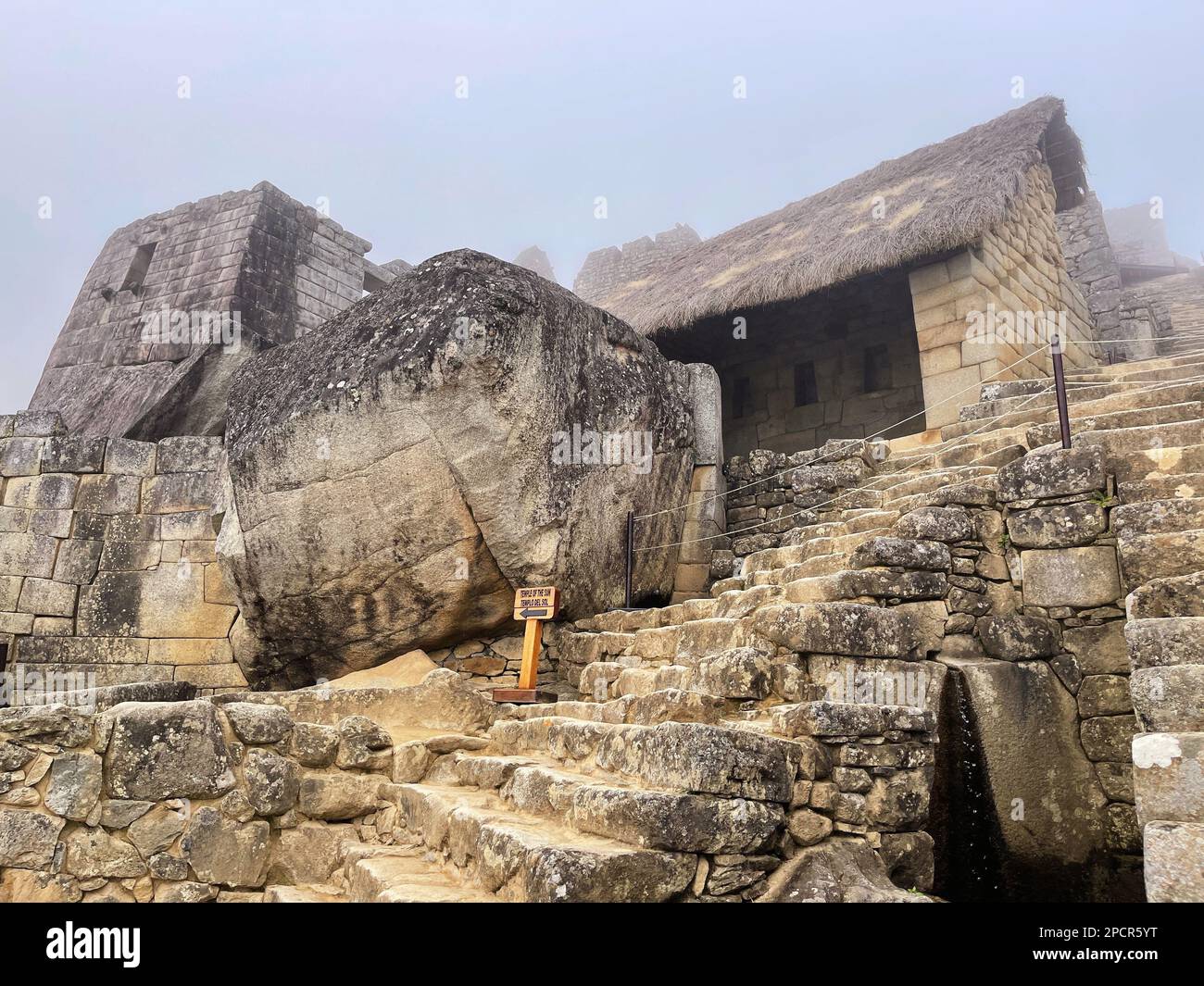 A landscape of the ruins of Machu Picchu in Peru Stock Photo - Alamy