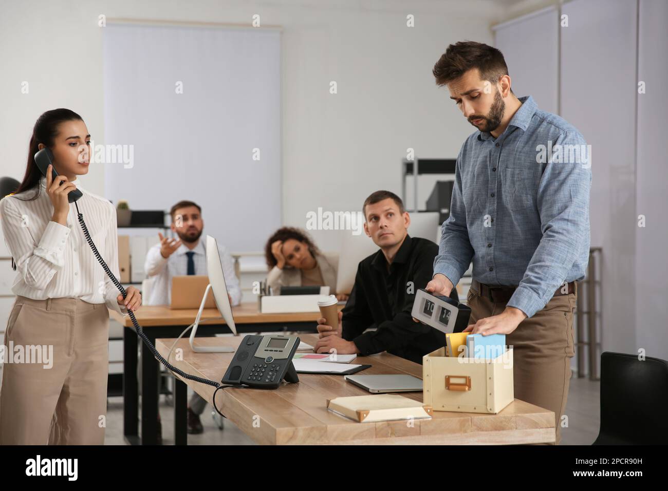 Employee stuff corporate hi-res stock photography and images - Alamy