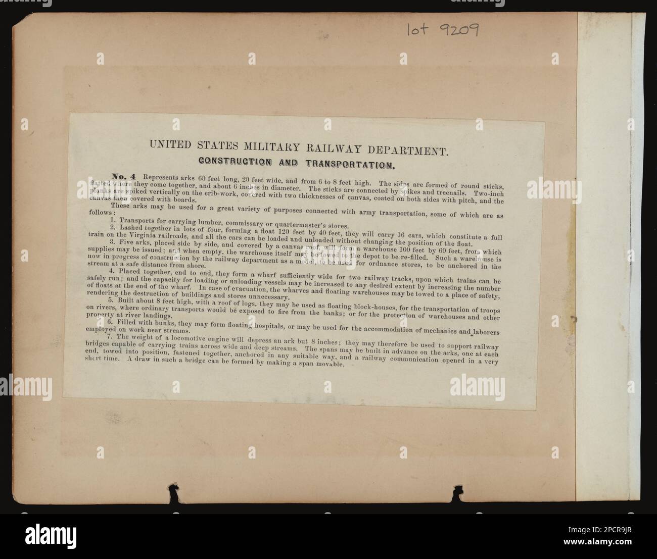 Represents arks 60 feet long, 20 feet wide, and from 6 to 8 feet high ...