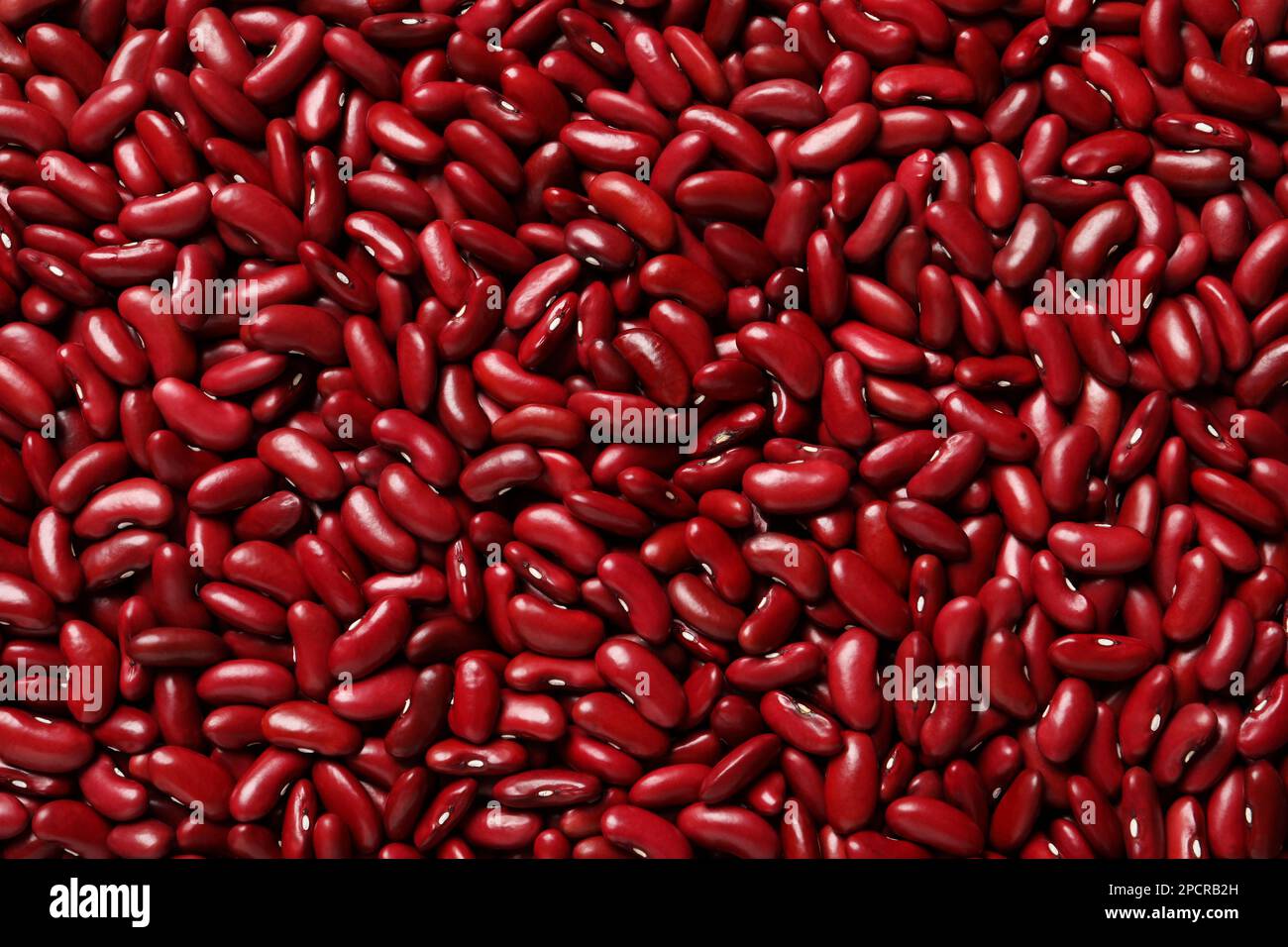 Top view of raw red kidney beans as background Stock Photo - Alamy