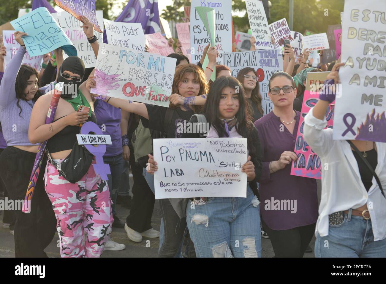 March 08, 2023, HERMOSILLO MEXICO: Protesters on International Women's ...