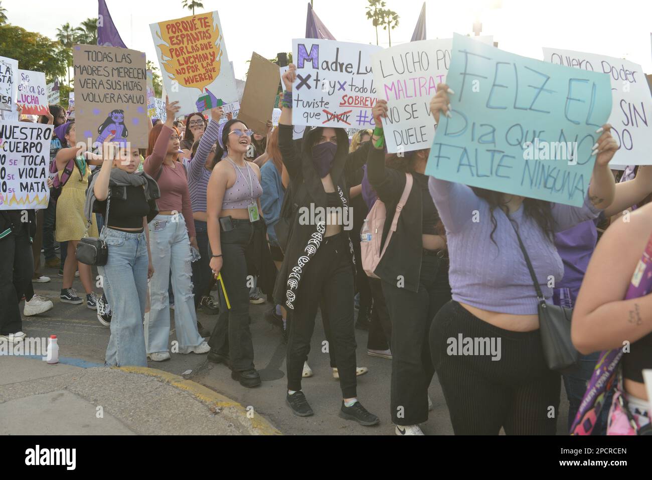 March 08, 2023, HERMOSILLO MEXICO: Protesters on International Women's ...
