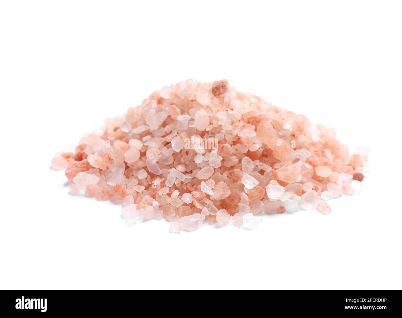 Pink himalayan salt on white hi-res stock photography and images - Alamy
