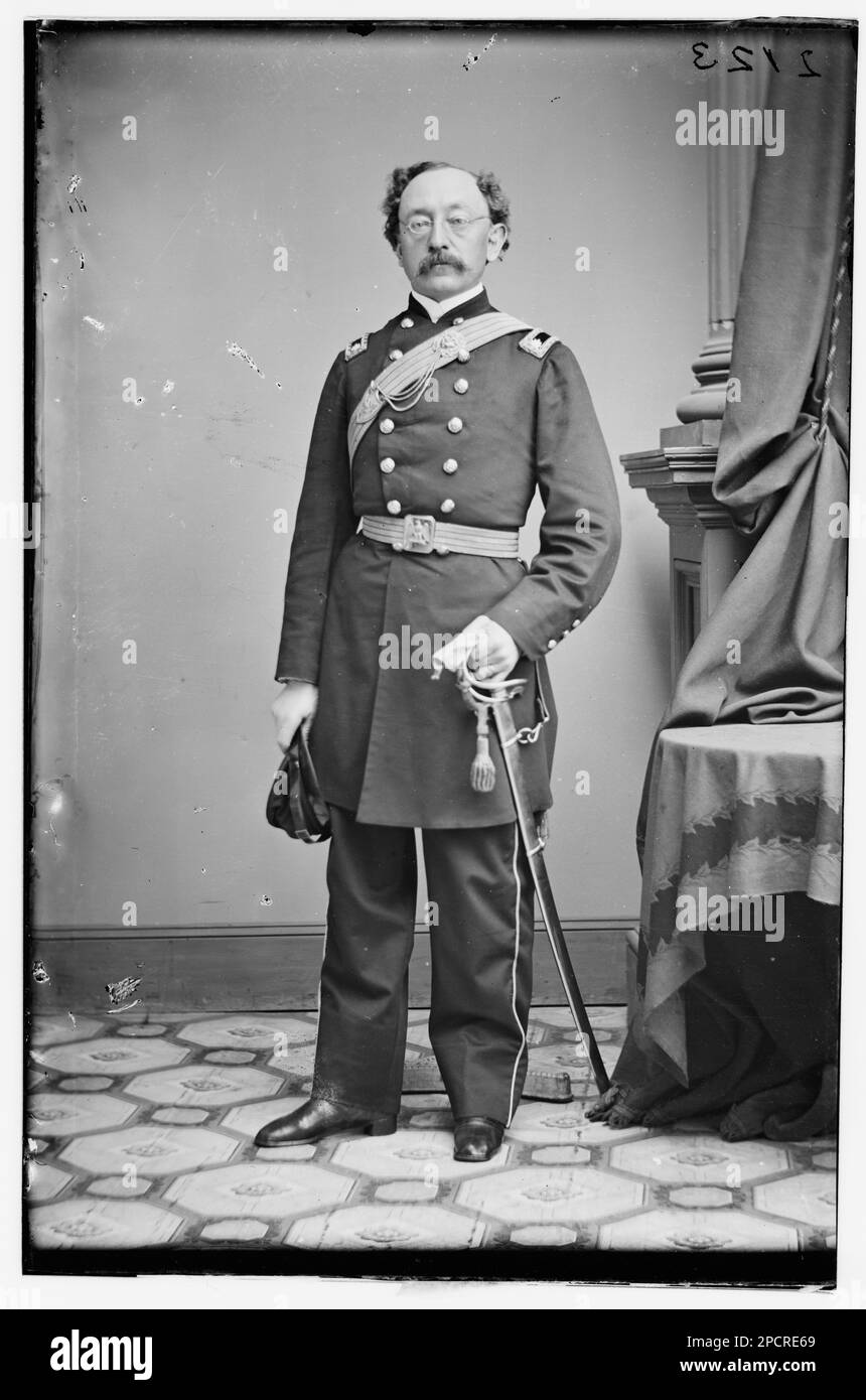 Maj. Alexander Basezemwski, 31st New York Inf., killed May 7, 1862 at ...