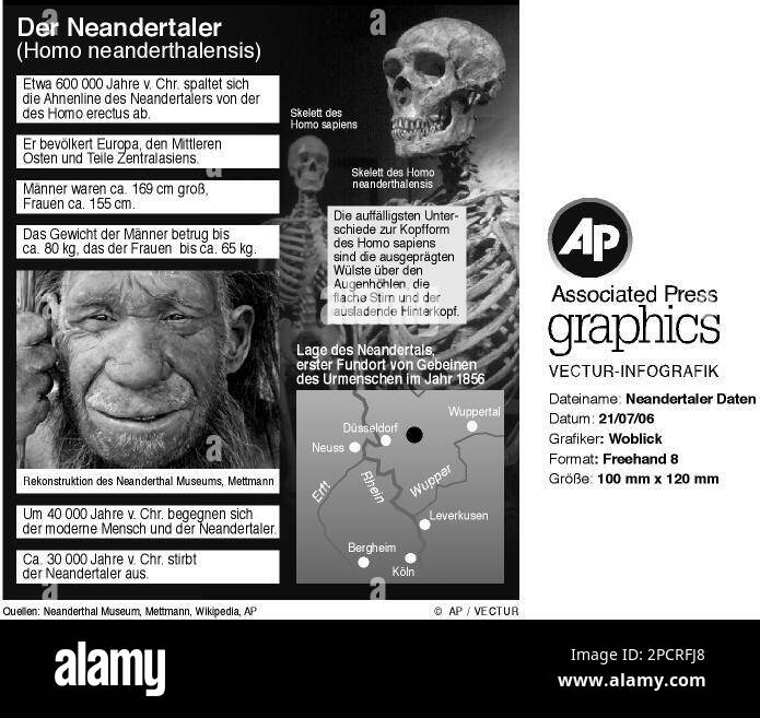 GRA8 GRAFIK NEANDERTALER DATEN - Daten und Angaben zur ...