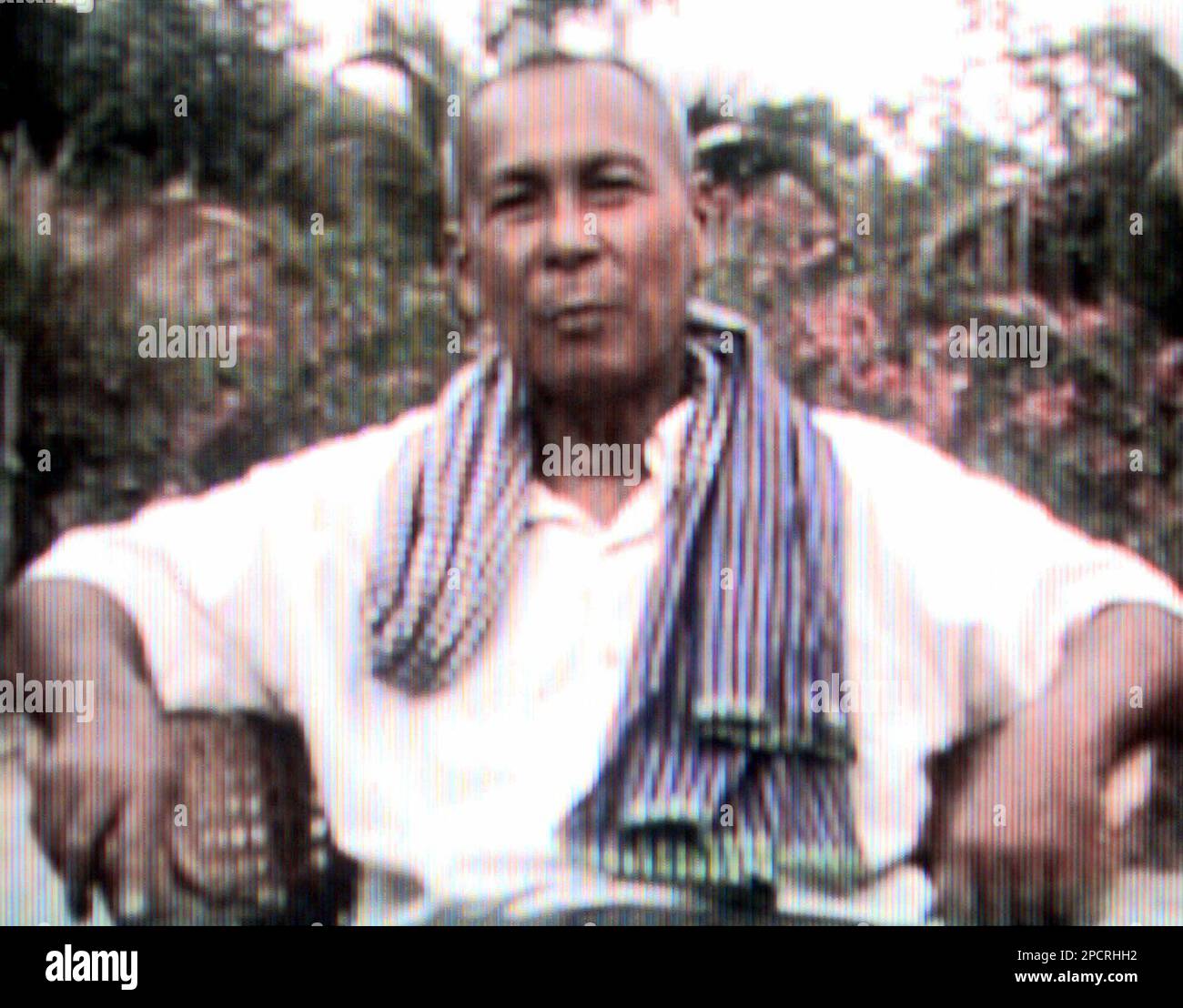 ** FILE ** Khmer Rouge Army Chief Ta Mok is seen in this image taken ...