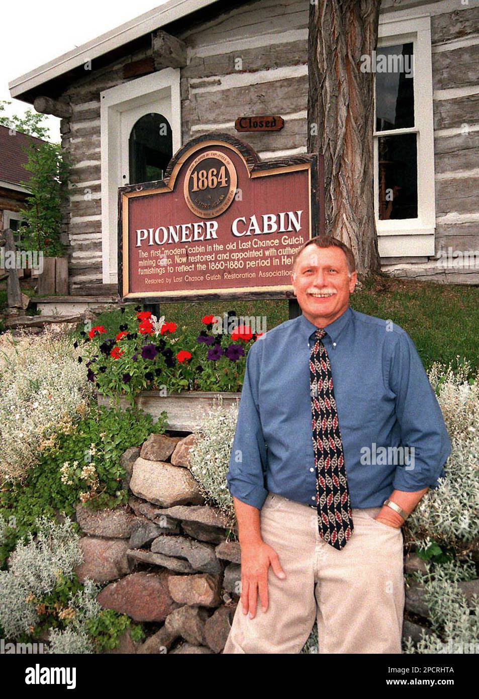 ** FILE** Dave Walter, of the Montana Historical Society, stands in ...
