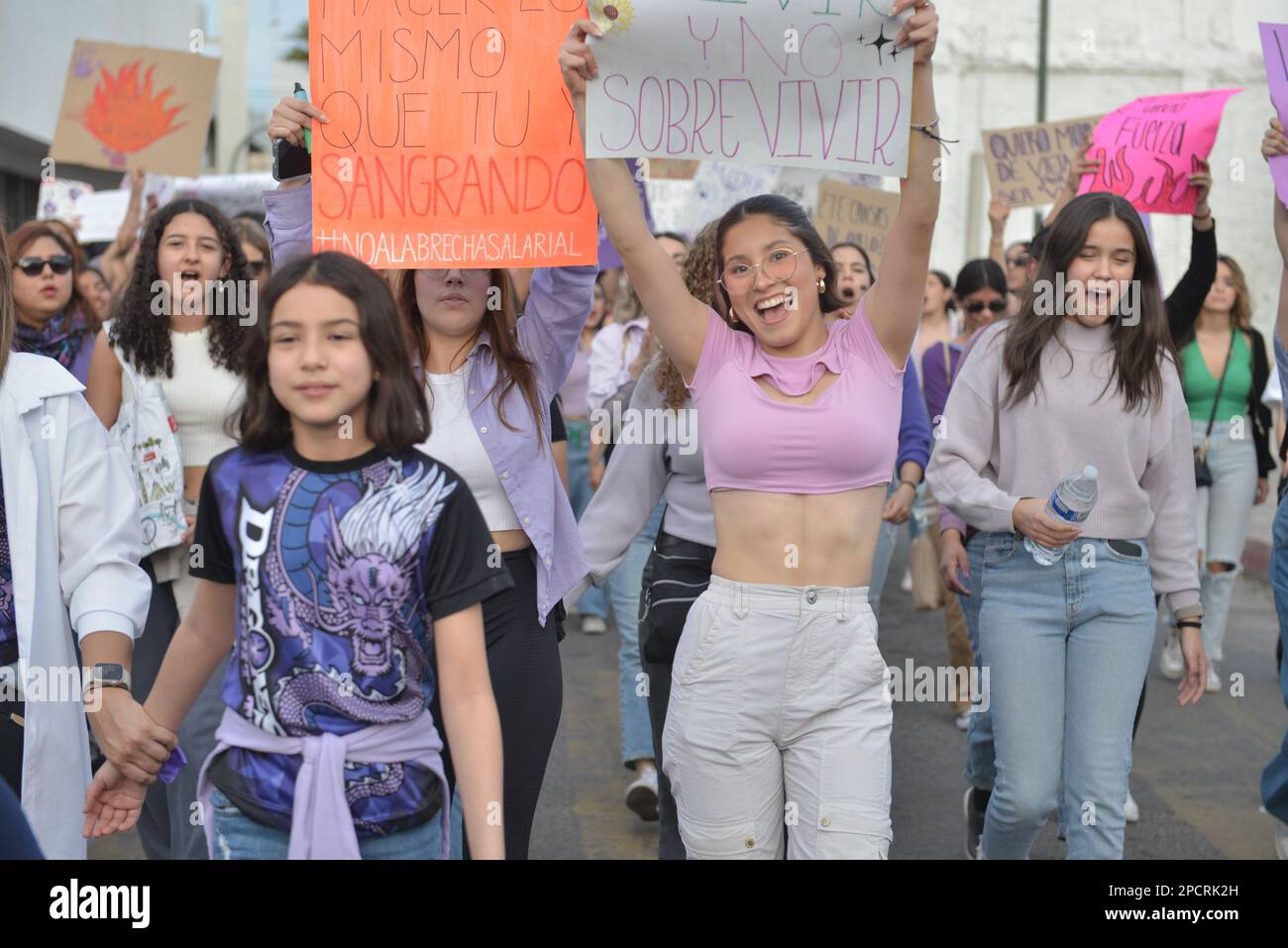 March 08, 2023, HERMOSILLO MEXICO: Protesters on International Women's ...