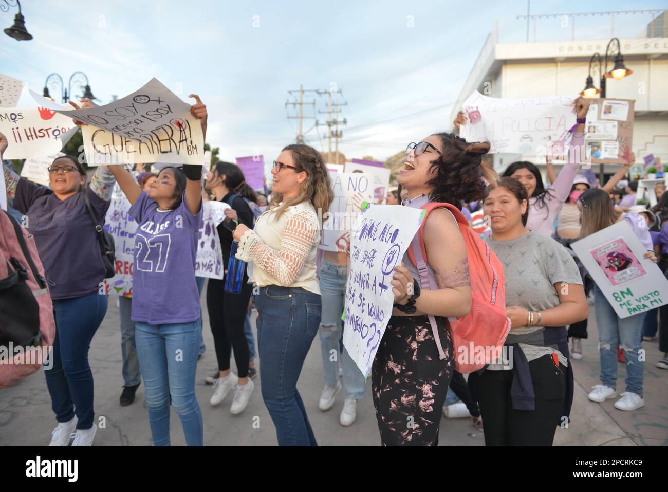 March 08, 2023, HERMOSILLO MEXICO: Protesters on International Women's ...