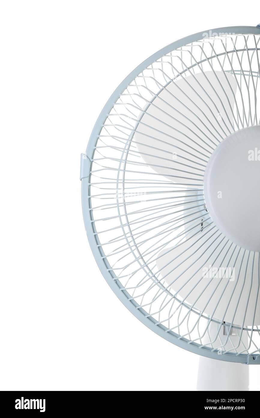 Electric fan isolated on white background Stock Photo - Alamy