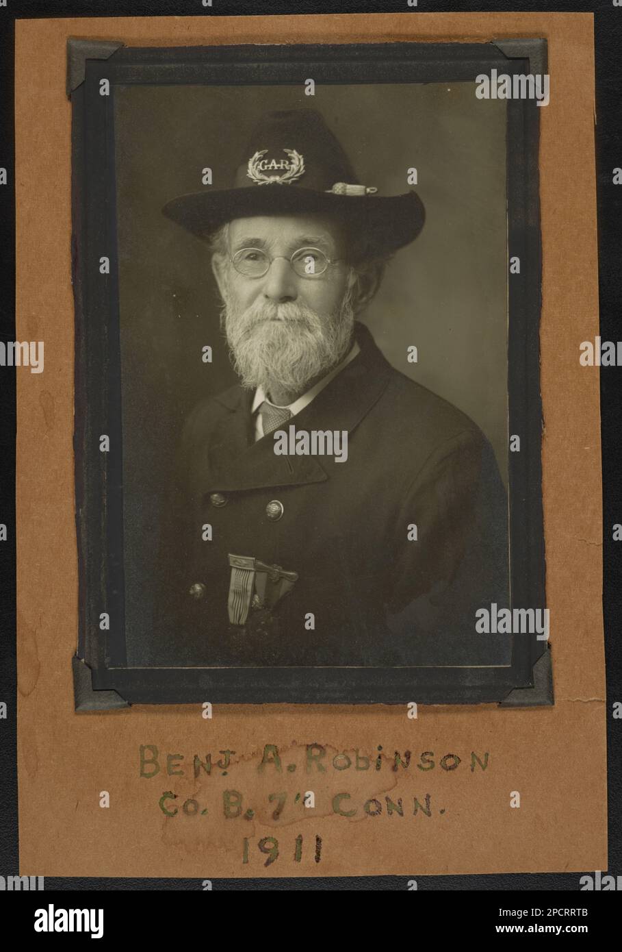 Benjamin A. Robinson, Civil War veteran, with Grand Army of the ...
