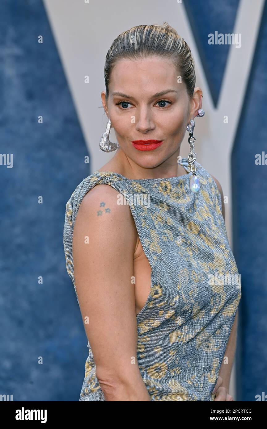 Beverly Hills, USA. 12th Mar, 2023. Sienna Miller at the 2023 Vanity ...