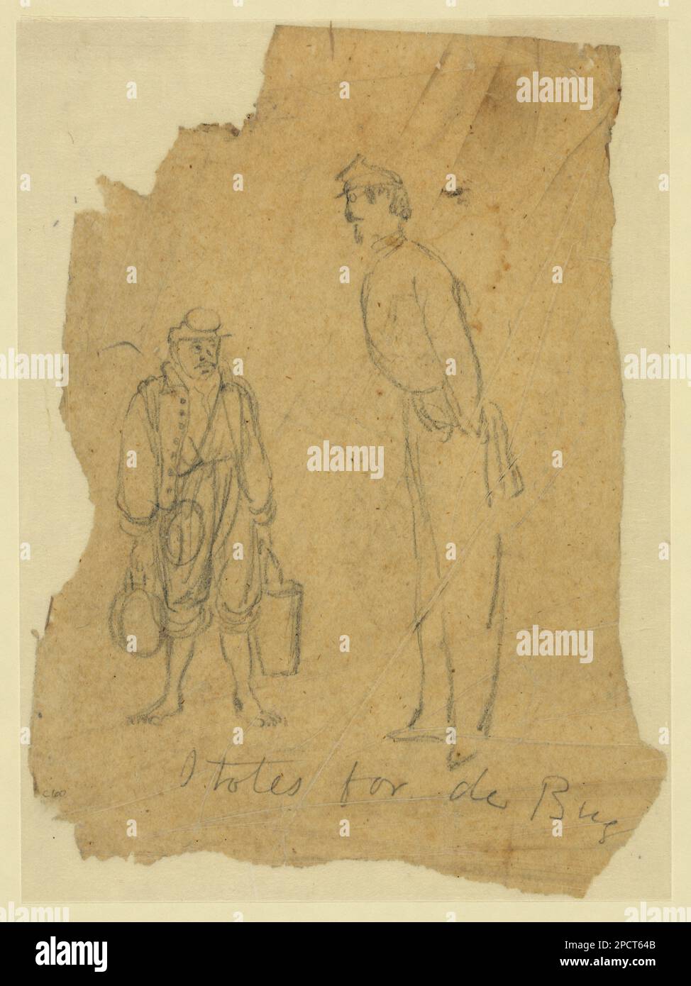 I totes for de Brig. Morgan collection of Civil War drawings. Full ...