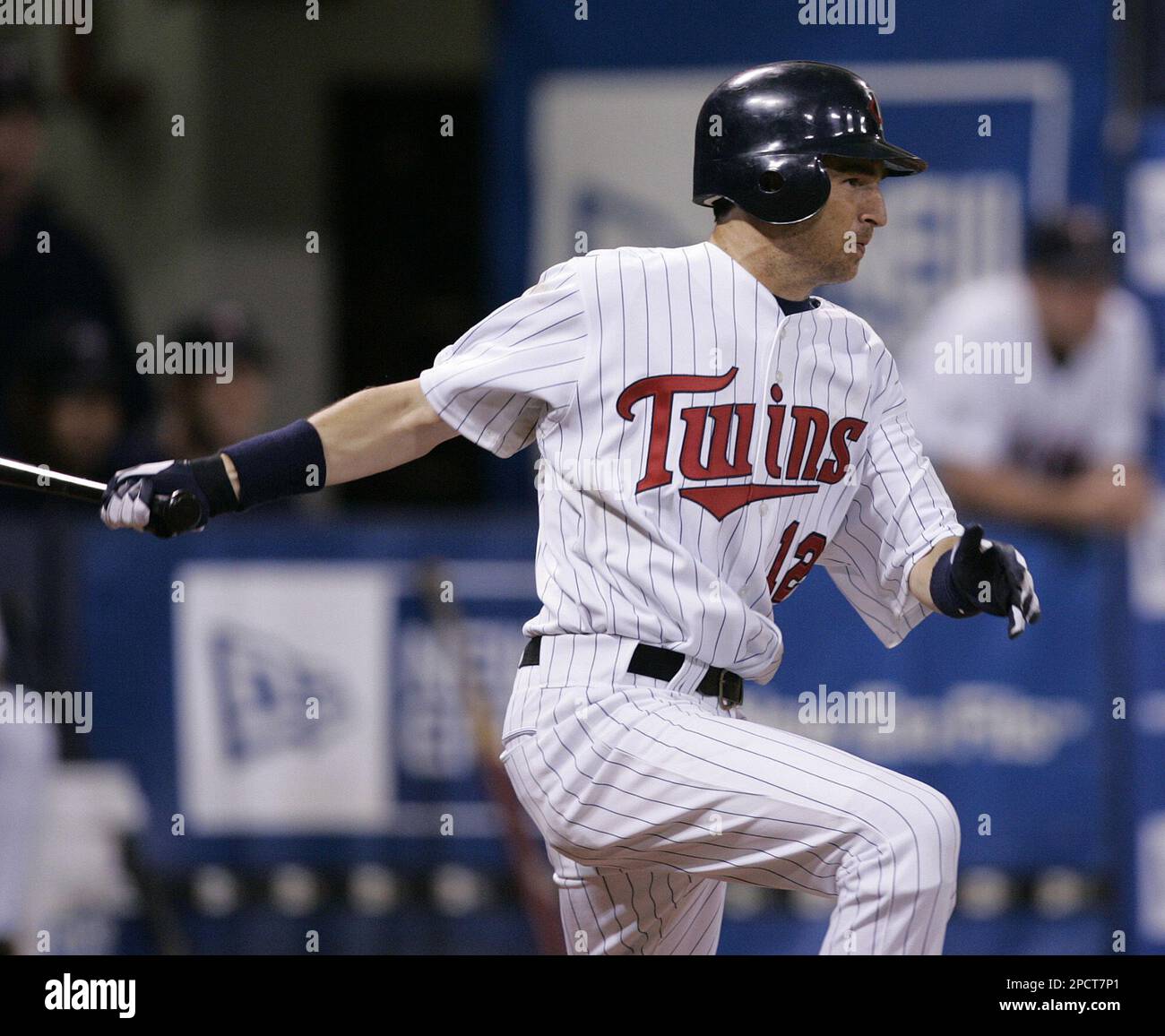 Minnesota Twins' Jason Tyner, called up from Triple A to replace the ...