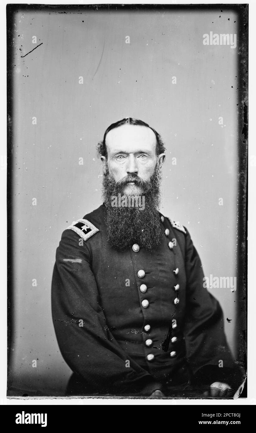 Maj. General Frederick Steele, Colonel of 8th Inf. (Iowa). Civil war ...
