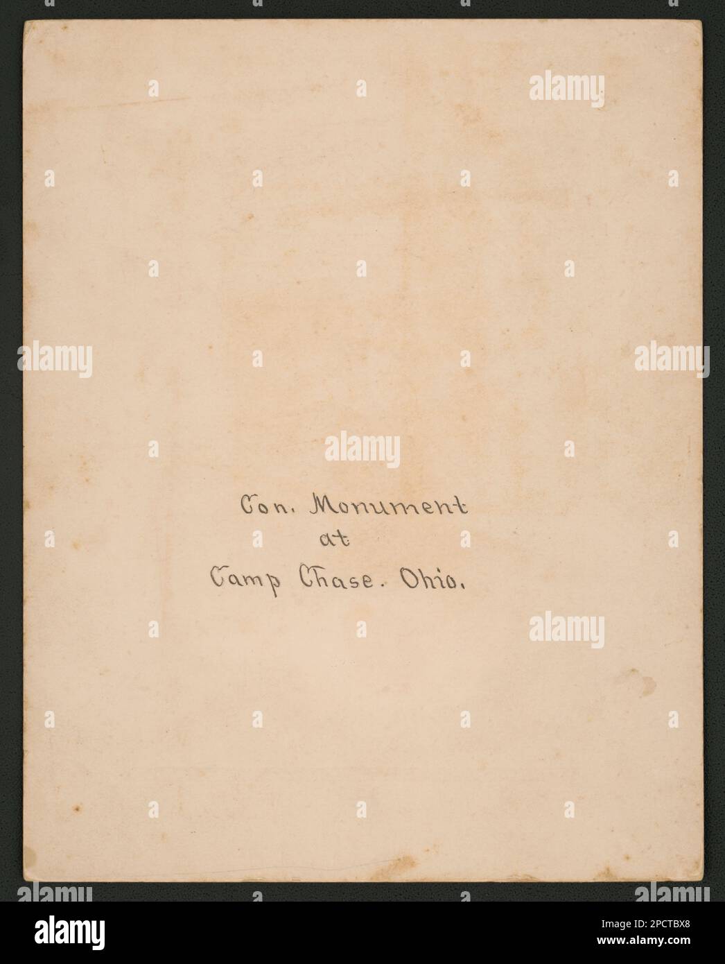 Con. monument at Camp Chase, Ohio. Liljenquist Family Collection of ...