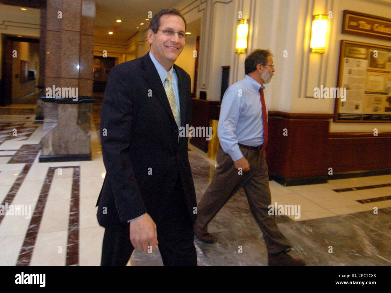 Alan Schlesinger, left, the Republican candidate for U.S. Senate ...