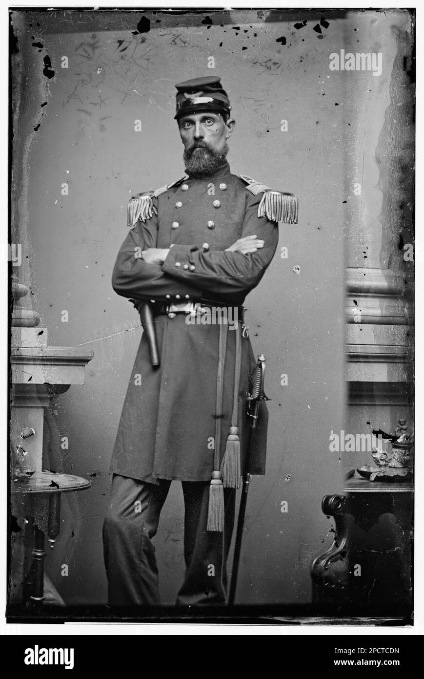 Lieutenant Colonel E. Burt, 3rd Maine Inf.. Civil war photographs, 1861 ...