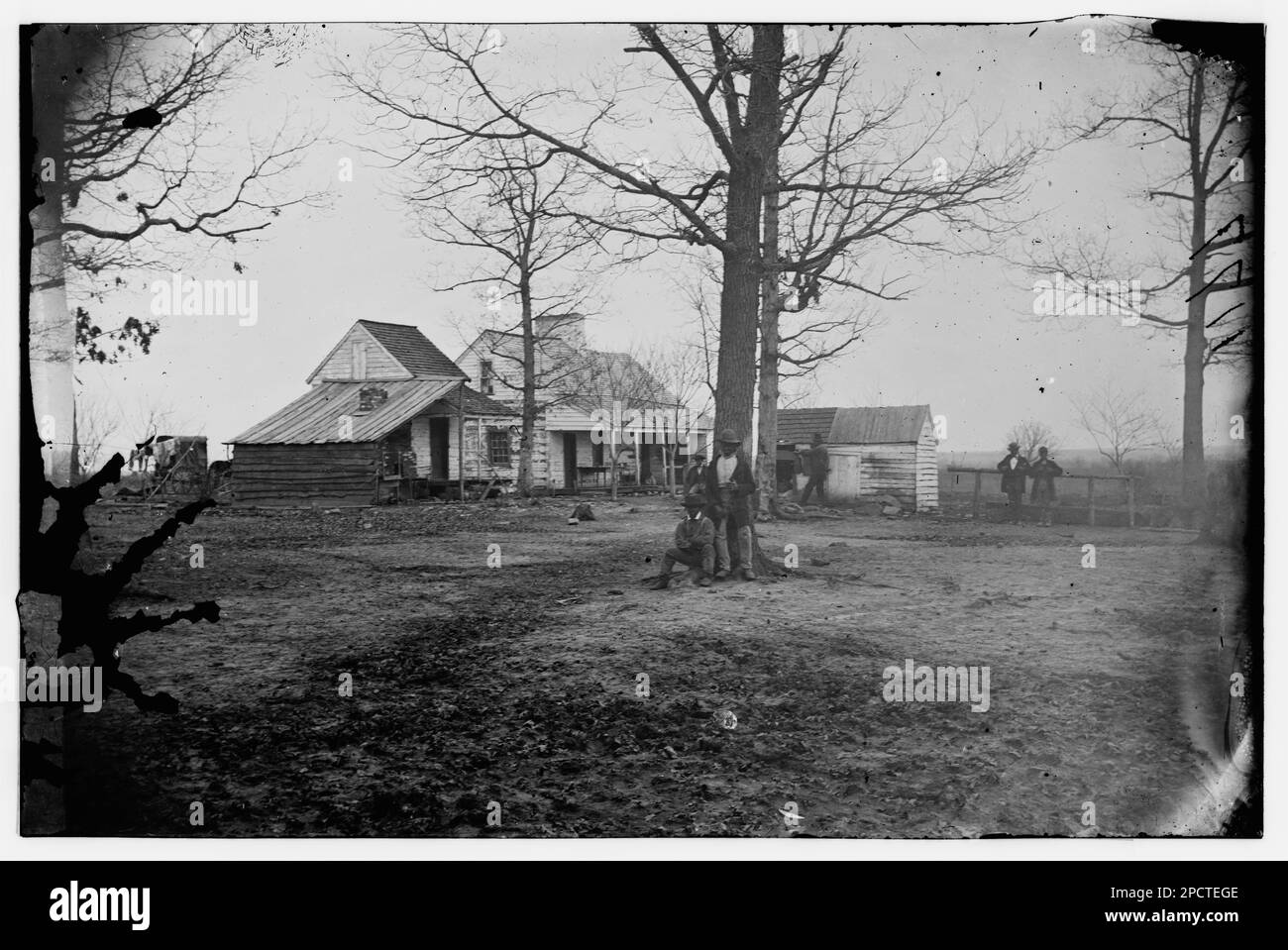 Port Royal, South Carolina. View of farm house. Civil war photographs ...