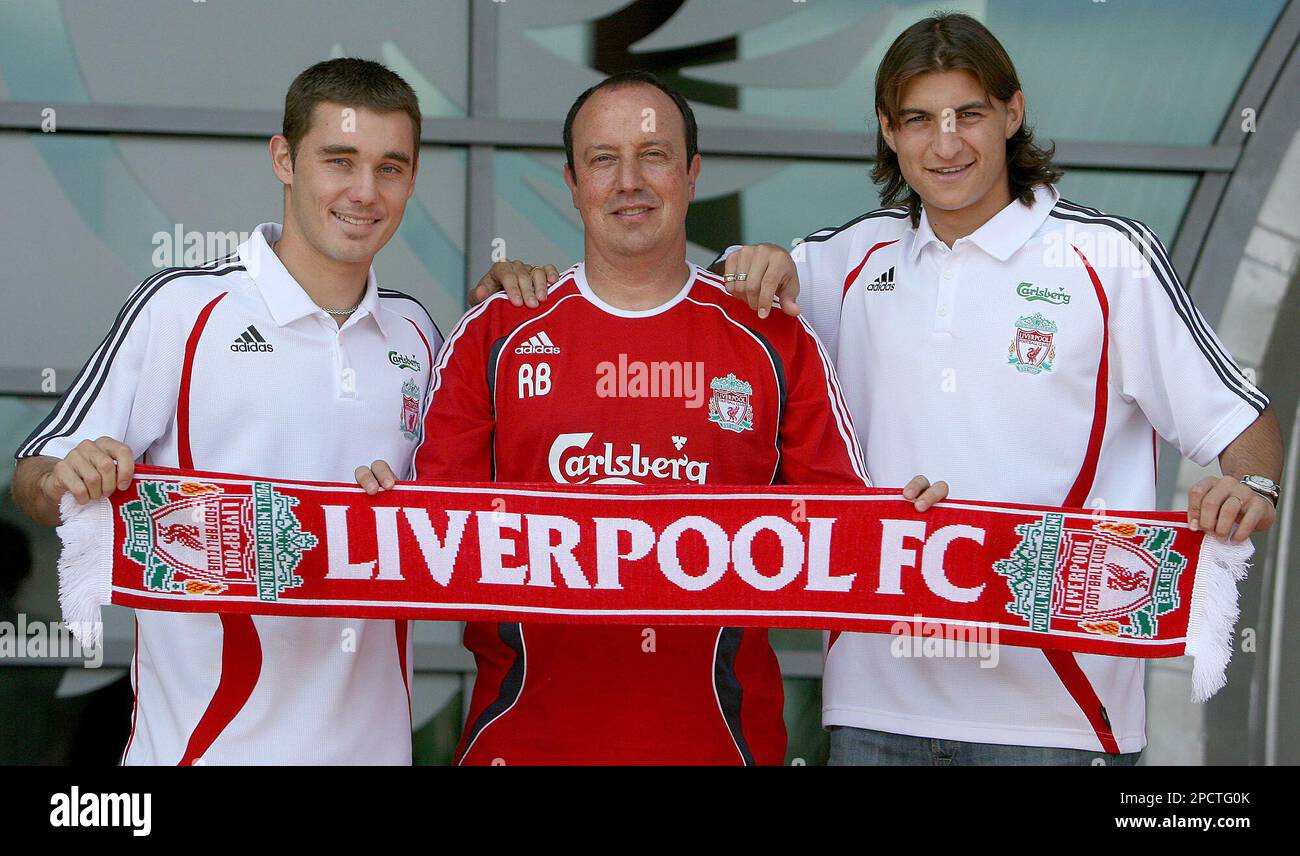 Liverpool Football Club unveil their two new signings, Brazilian Fabio ...