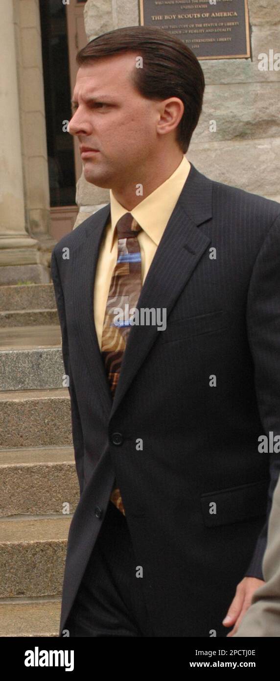 Jeffrey Pelley, 34, walks out of the Saint Joseph County Courthouse ...