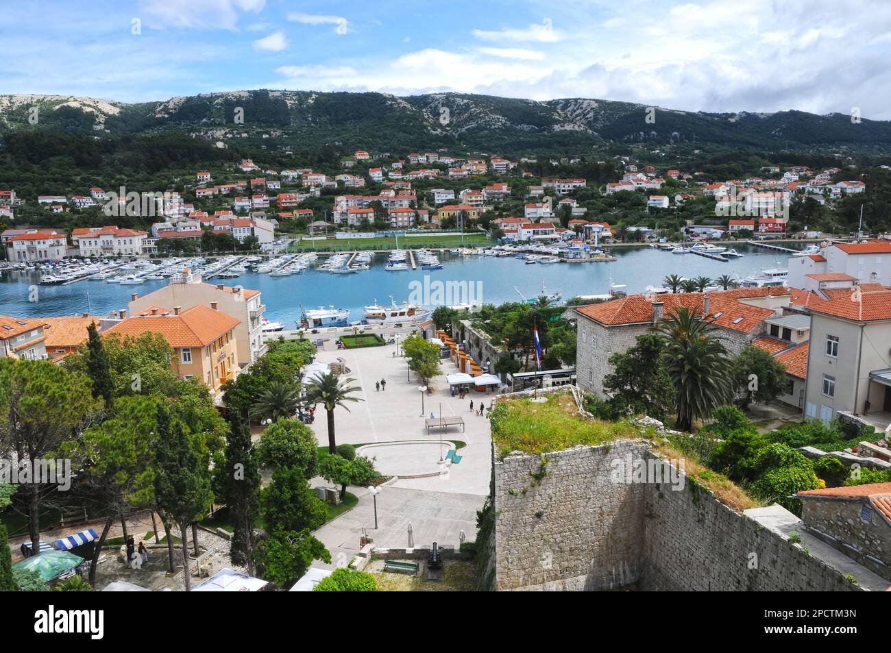 Rab village overview - Rab island, Croatia Stock Photo - Alamy