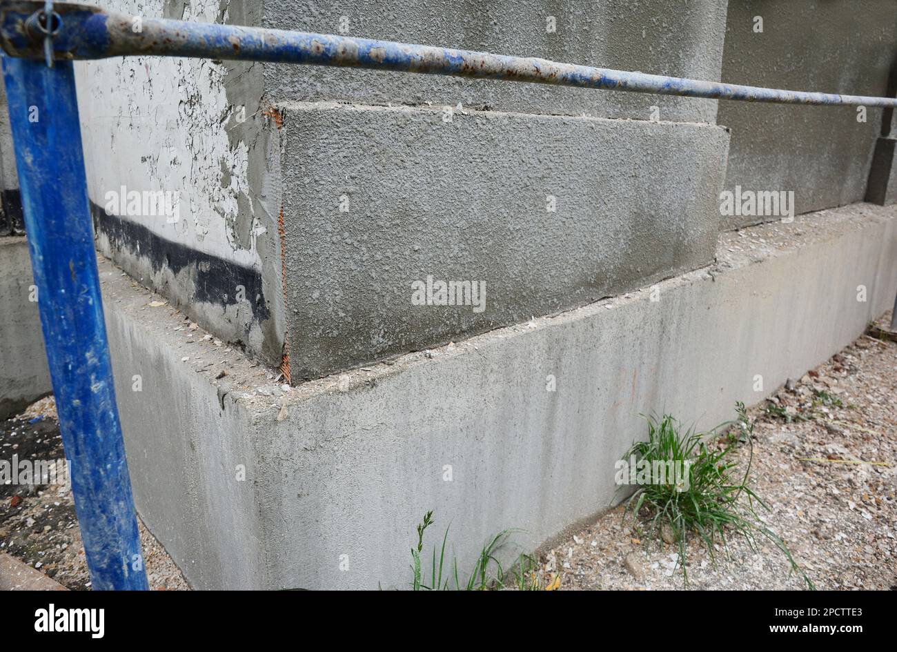 House foundation repair, foundation renovation with insulation ...