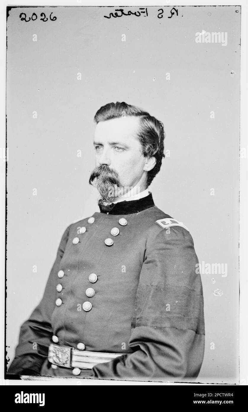 General Robert S. Foster, Colonel 13th Ind. Inf. from Indiana. Civil ...