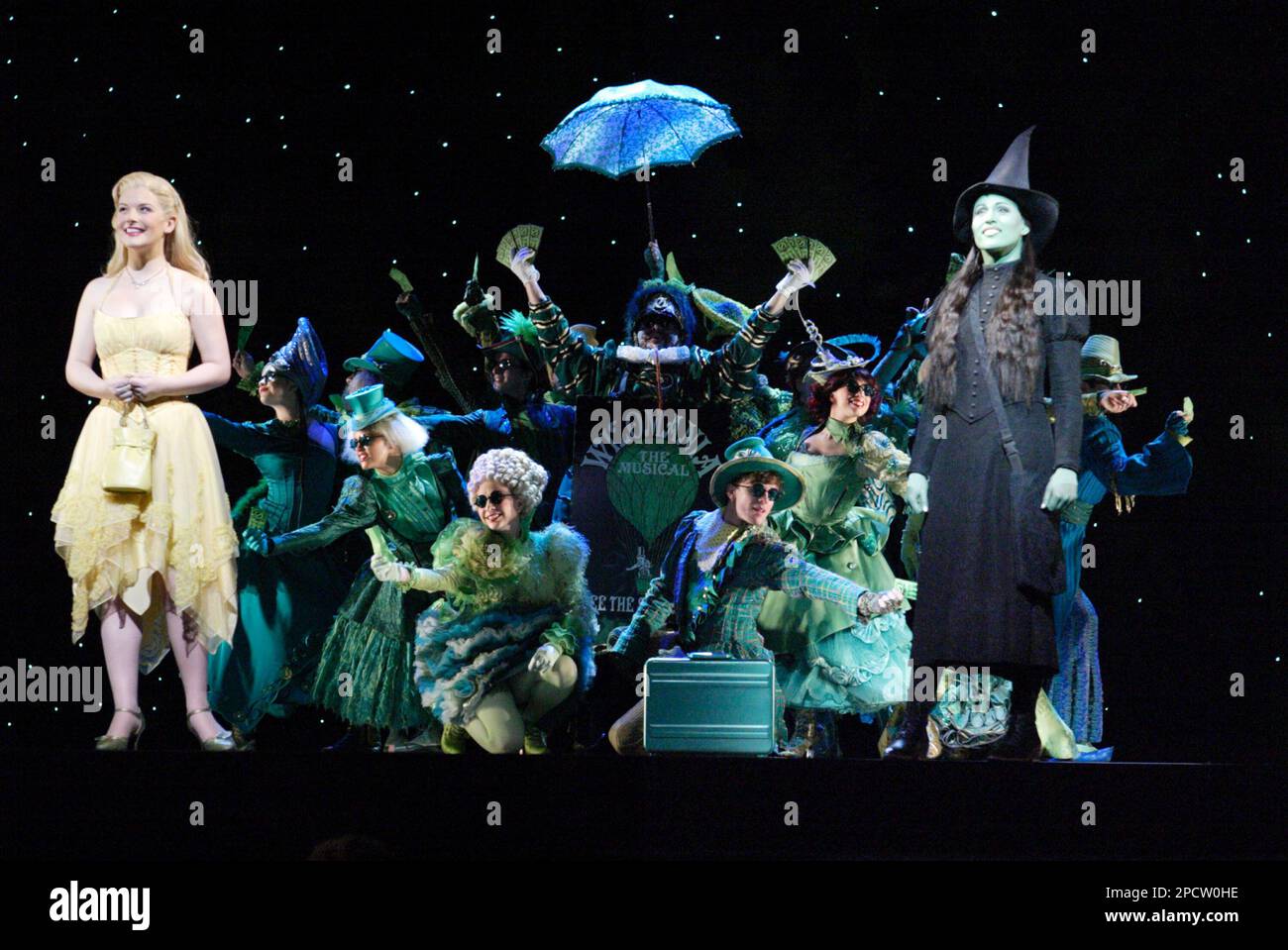 Press Call for the hugely popular Broadway stageplay 'Wicked, the ...