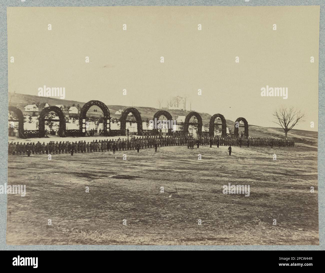 Camp of the 44th New York Infantry near Alexandria, Virginia. Title ...