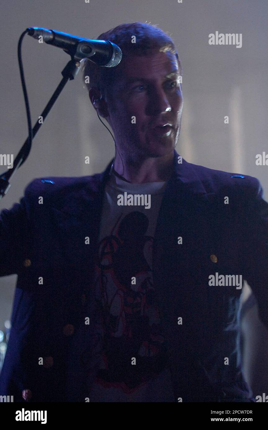 Roberto Del Naja, singer of the british group Massive Attack, performs ...